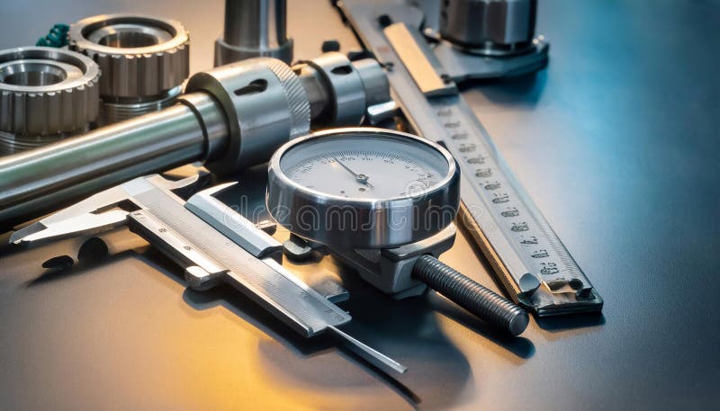 Precision Measuring Tools Representing Units of Measurement Stock ...