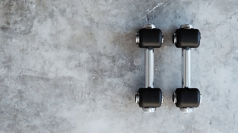 Precision Mechanical Components Resting on Industrial Concrete ...