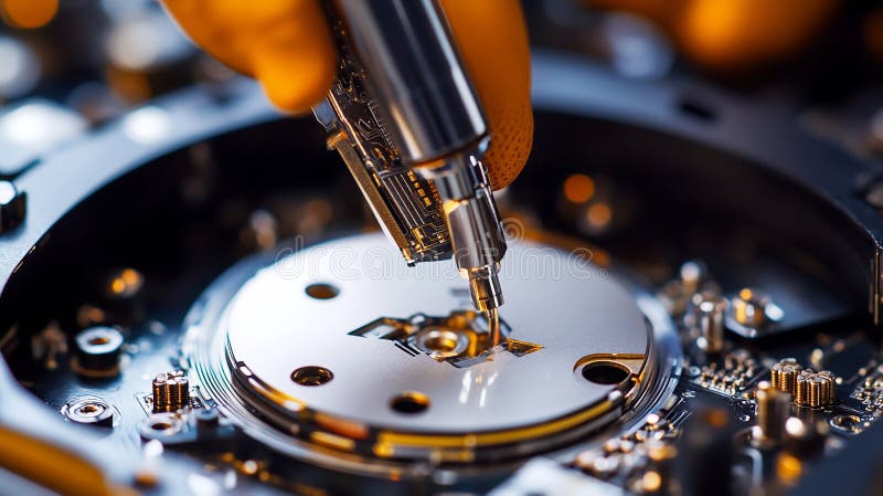 Precision Mechanics in Action within a High-tech Assembly Lab ...