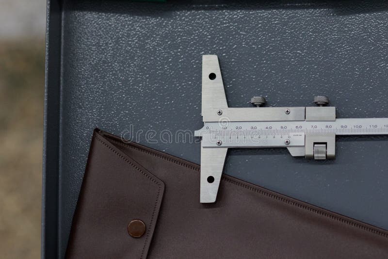 Precision Meets Style in a Creative Workspace Highlighting a Brown ...