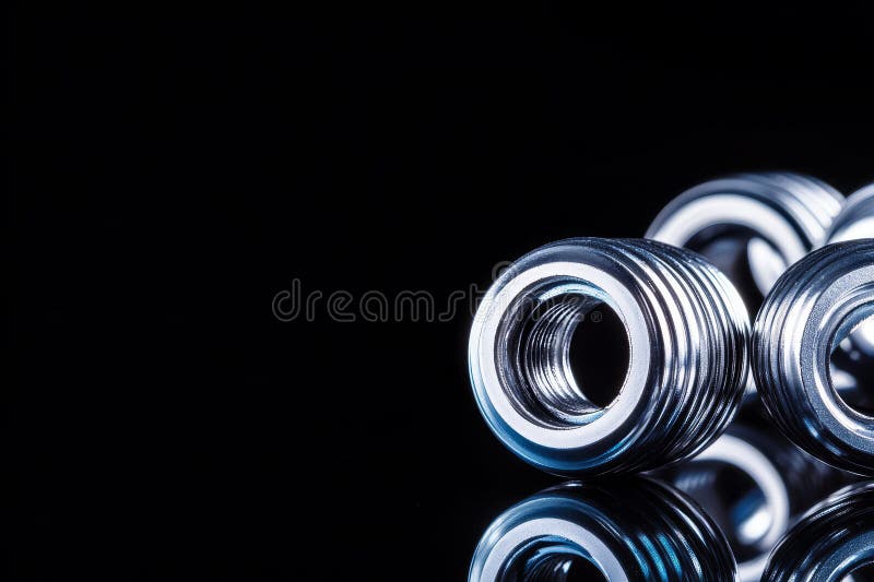 Precision Metal Components Industrial Metallic Shiny Circular ...