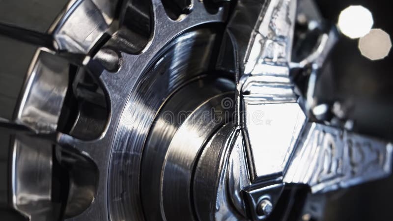 Precision Metal Gear Turning, Interlocking Mechanical Components ...