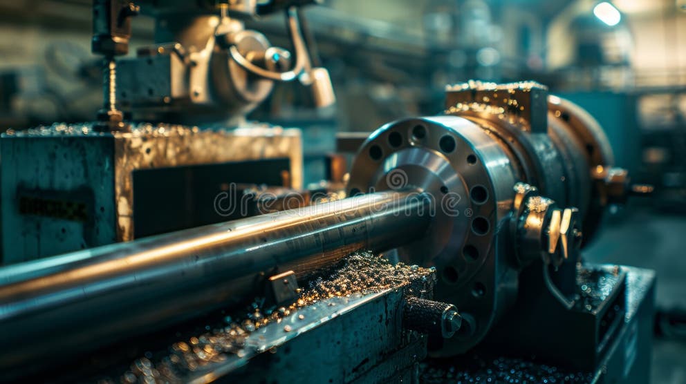 Precision Metalworking a Comprehensive View of a Modern Lathe Machine ...