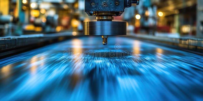 Precision Milling Process with Advanced Machinery in a Modern ...