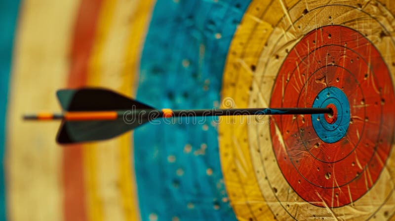 Precision in Motion Arrow in Flight at Summer Olympics, Symbolizing ...