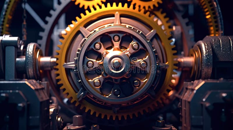 Precision in Motion, the Intricate Gears Mechanism of a Complicated ...