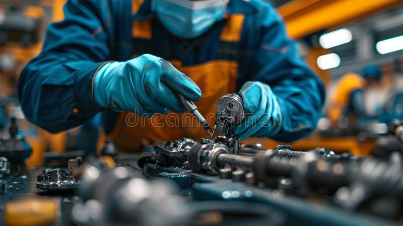 Precision and Professionalism on the Engine Assembly Line: a Moment of ...