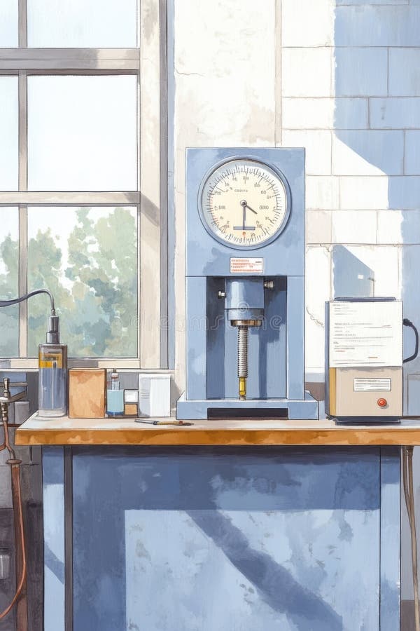 Precision Pyrometer Measuring Temperature in a Modern Laboratory ...