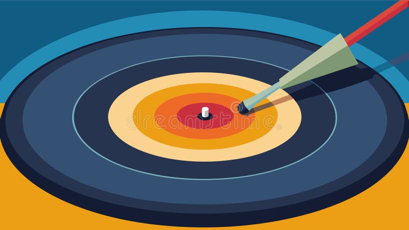 The Precision of a Record Needle As it Finds the Perfect Spot on a ...