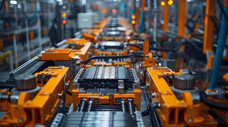 Precision and Rhythm in Battery Production. Concept Assembly Line Efficiency, Product Quality ...