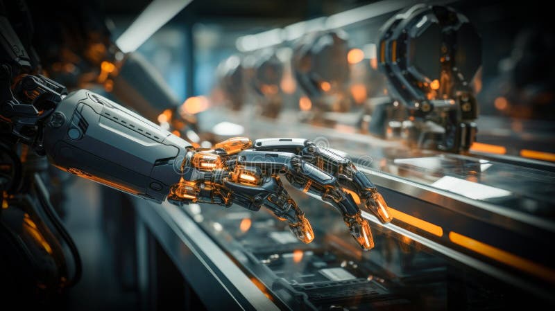 Precision Robotics: Dynamic Close-up Revealing Intricate Technical ...