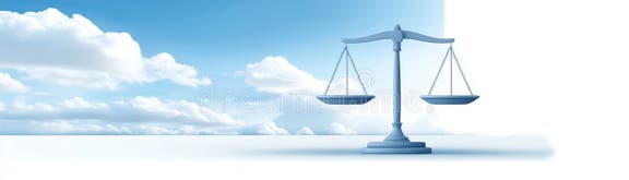 Precision Scale Against Cloudy Sky Visual Representation of Balance ...