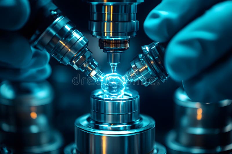 Precision Science and Technology: Closeup of Advanced Laboratory ...