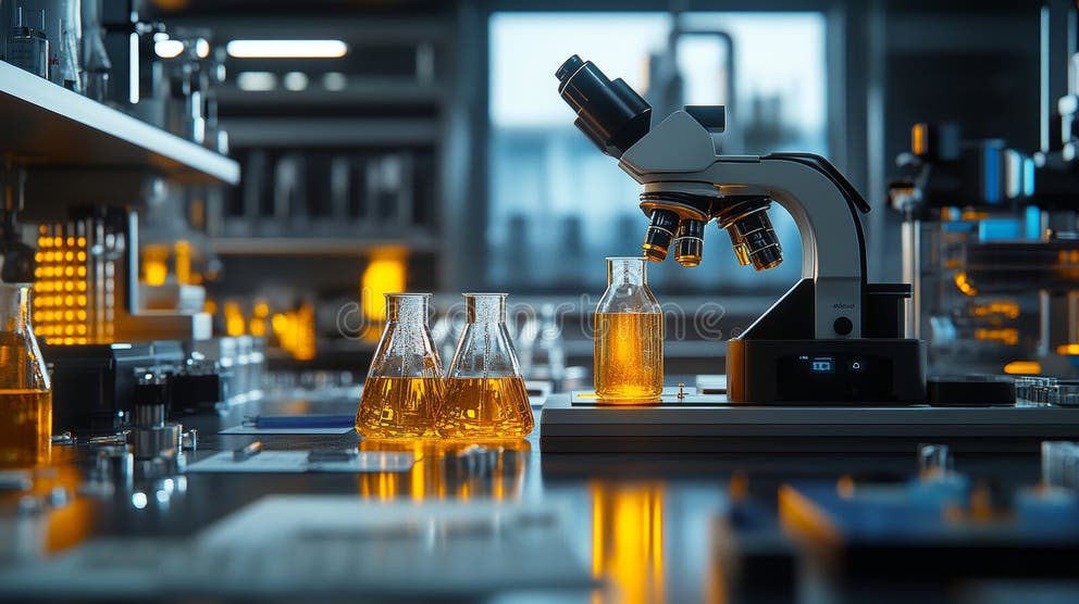 Precision in Scientific Testing Advanced Laboratory with Equipment for ...