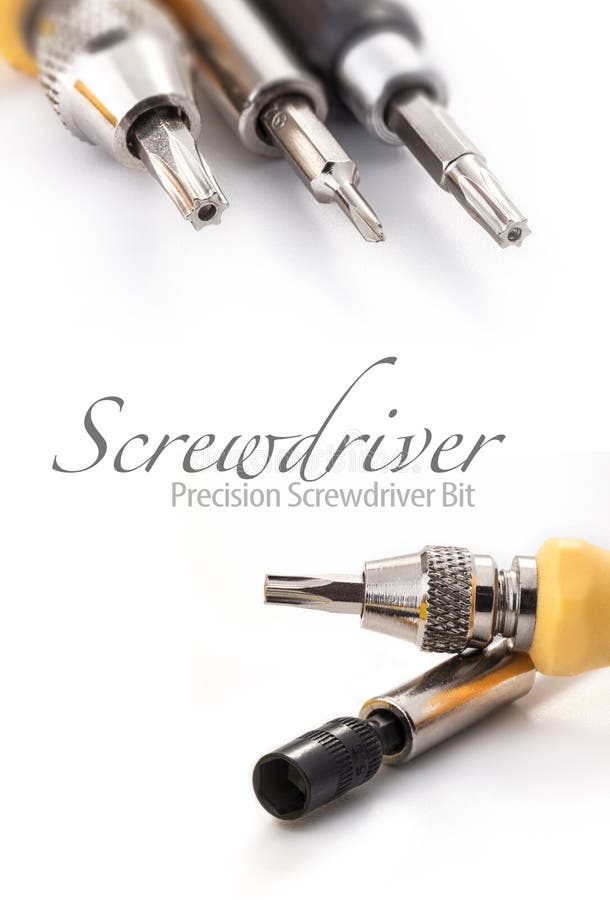 Precision Screwdriver Bit stock photo. Image of industrial - 24754712