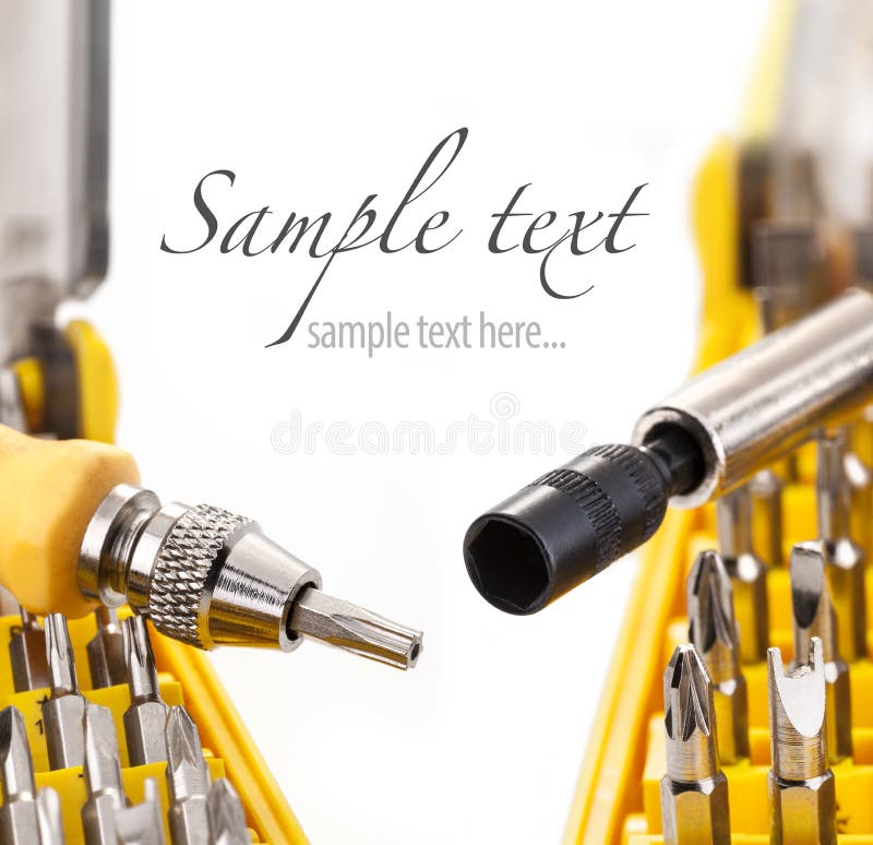 Precision Screwdriver Bit stock photo. Image of industrial - 24754712