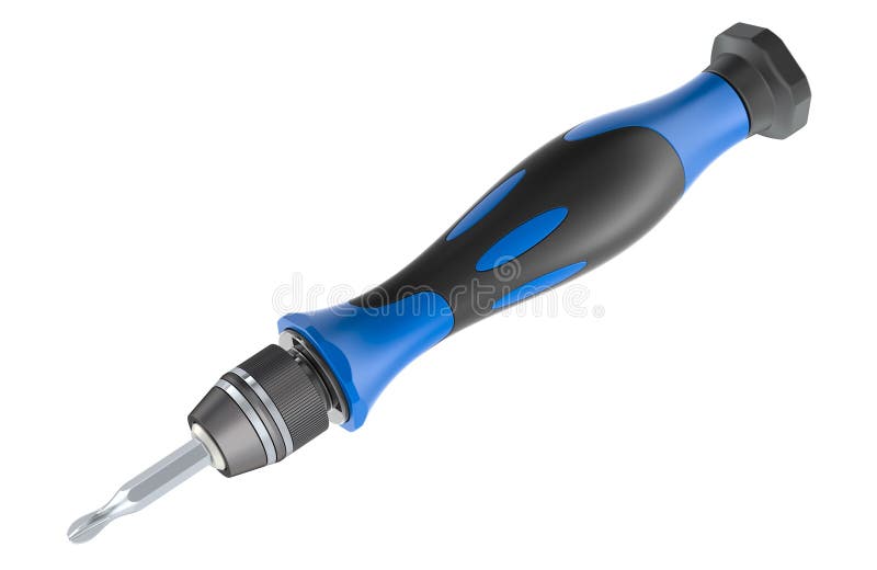 Precision Screwdriver, 3D Rendering Stock Illustration - Illustration ...