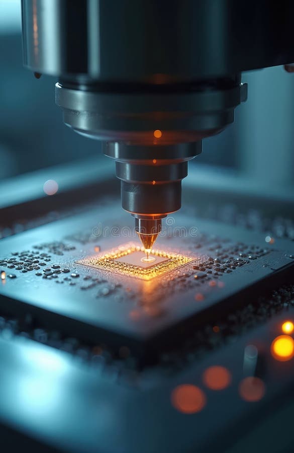 Semiconductor Manufacturing Process Stock Illustrations – 2,375 ...