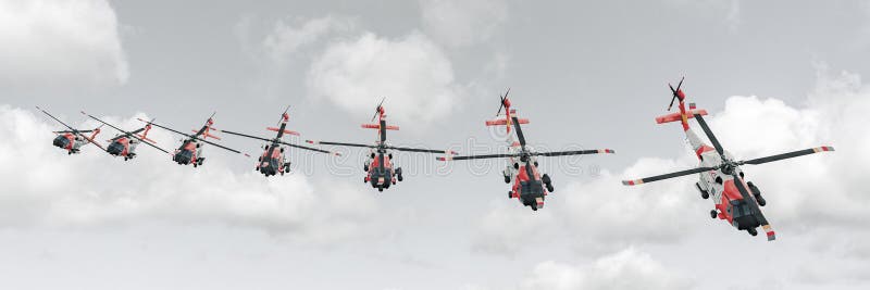 Precision in the Skies: Helicopters Performing a Formation Flight ...