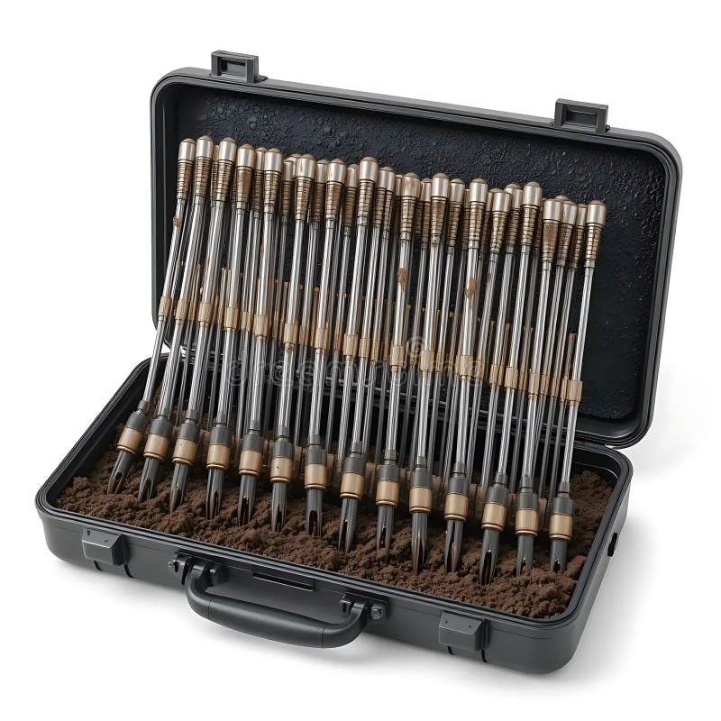 Precision Soil Sampling Probes in Protective Case for Scientific ...