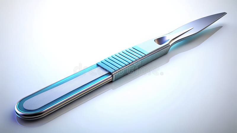 Precision and Sterility a HighQuality Studio Shot of a Surgical Scalpel ...