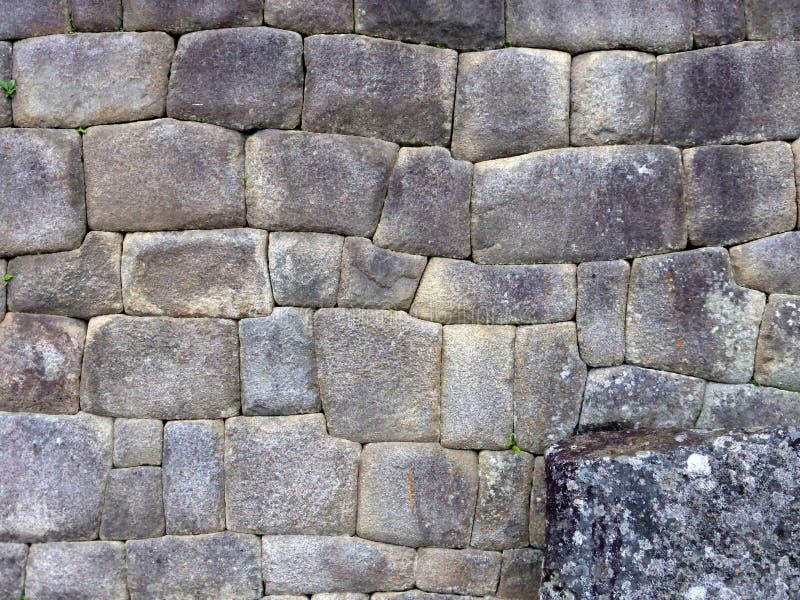 Precision Stone Blocks Laid by Incas Stock Photo - Image of inca, wall ...