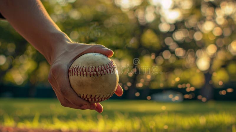 The Precision and Strength in a Pitchers Throwing Hand As they Wind Up ...