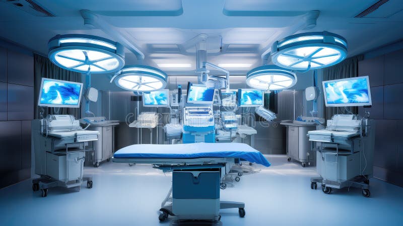 Precision surgery light stock illustration. Illustration of procedure ...