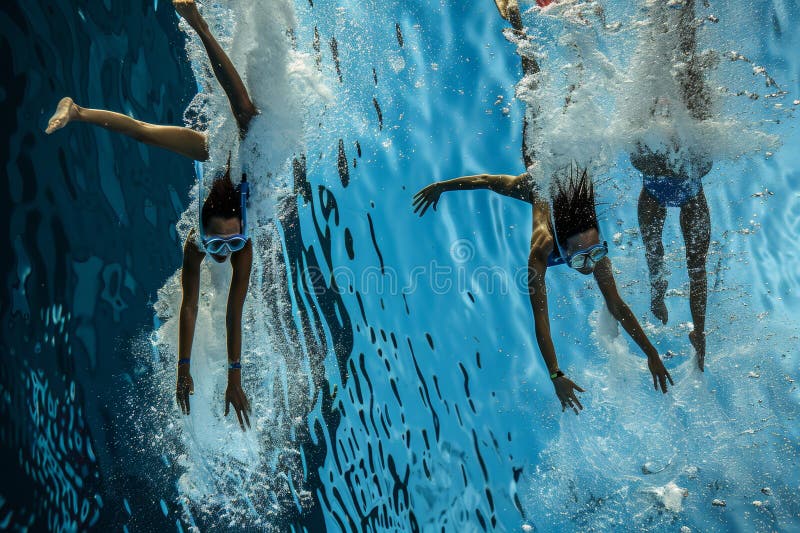 Precision and Teamwork: Chinese Female Divers in Synchronized Action ...