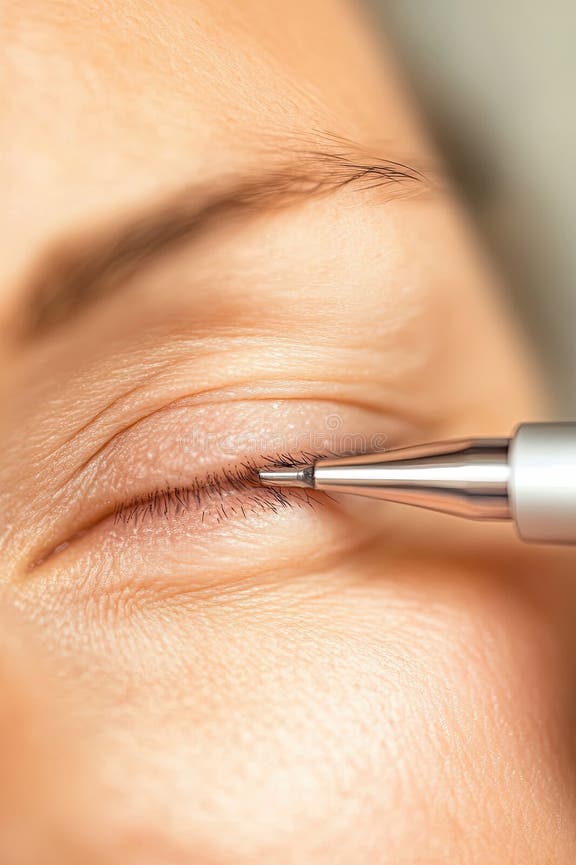 Precision Techniques for Microblading Brows during a Cosmetic Procedure ...