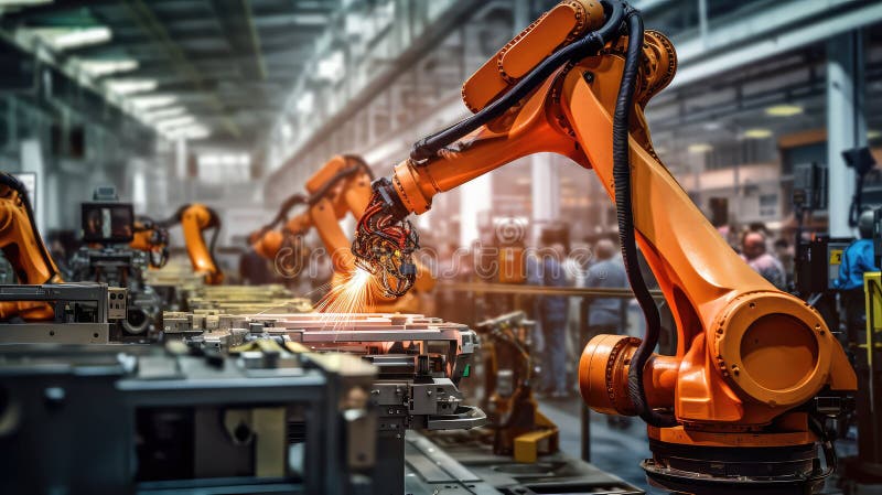 Precision Technology Automation Stock Illustration - Illustration of ...