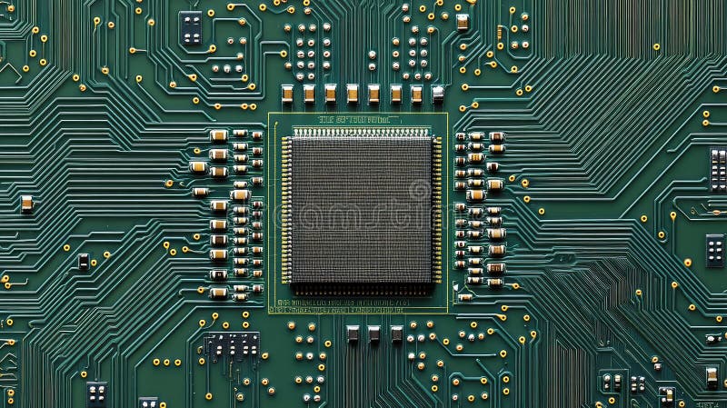 Technology Chip Board Innovation Machine Electronic Stock Image - Image ...