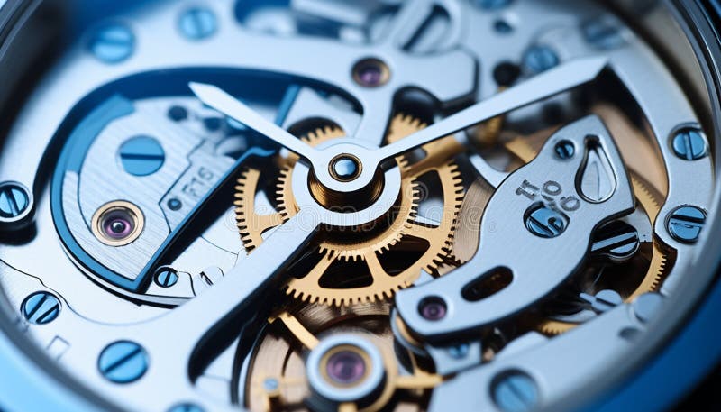 Precision Timekeeping with Antique Pocket Watch Machinery Generated by ...