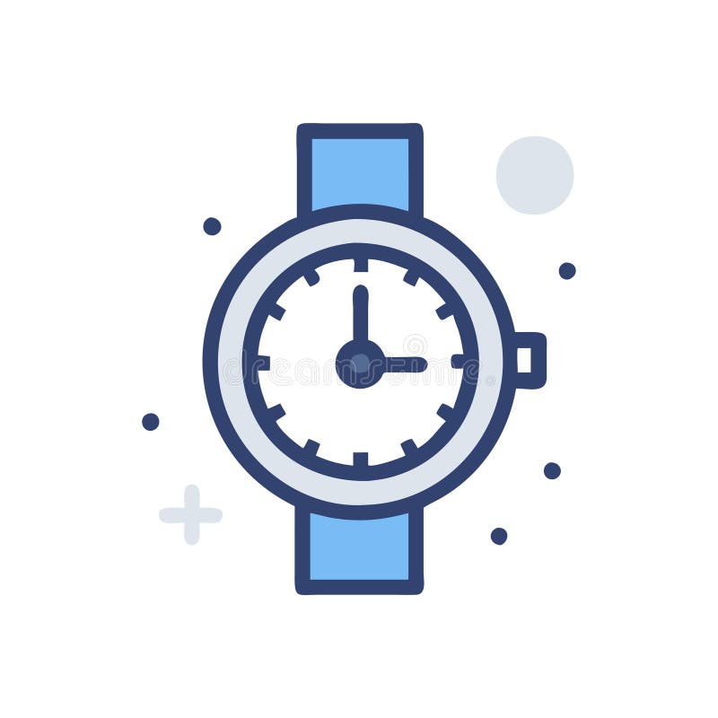 Precision Timepiece Icon stock vector. Illustration of unique - 351573909
