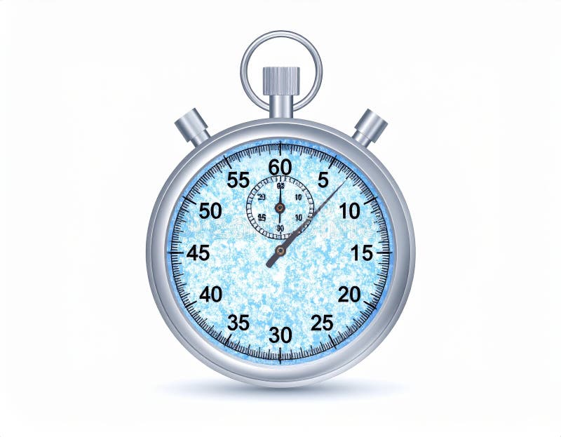 Precision Timing with a Classic Stopwatch Stock Image - Image of timing ...