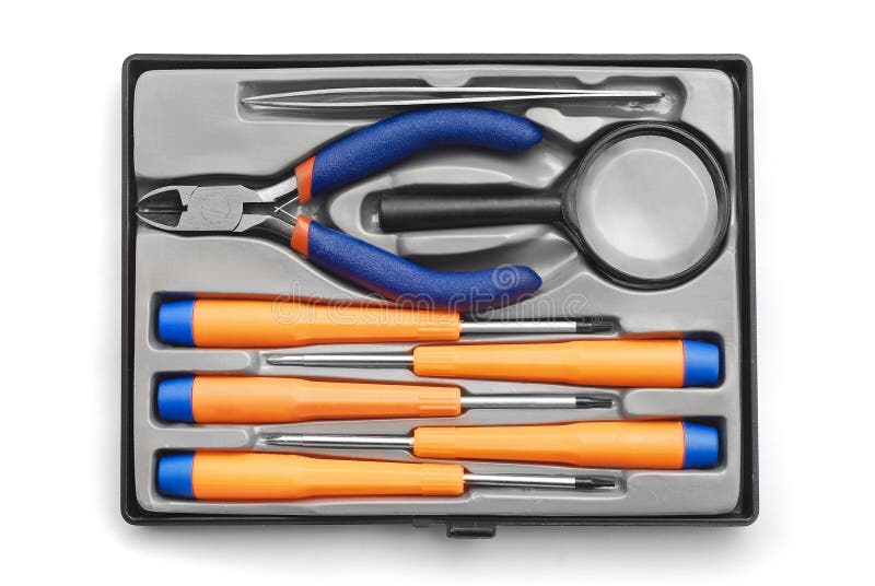 Precision tool kit stock image. Image of mechanics, screwdriver - 31252283