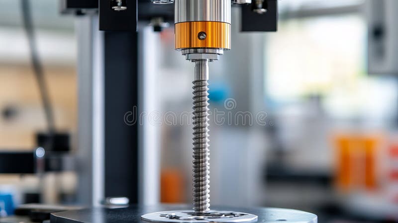 Precision Tool with Spiral Threading in a Modern Laboratory Setting for ...