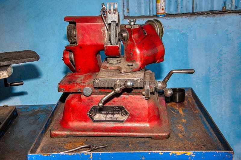 Precision valve refacer stock image. Image of refacing - 193752277