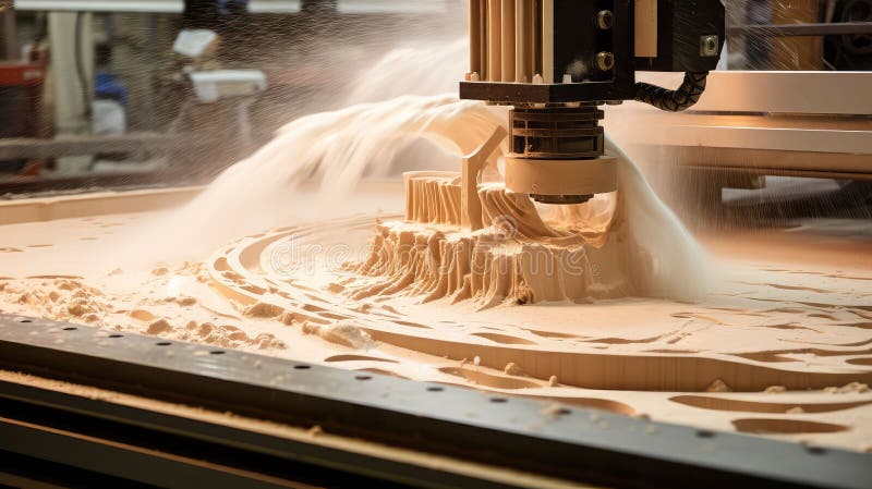 Precision water jet cnc stock illustration. Illustration of software ...