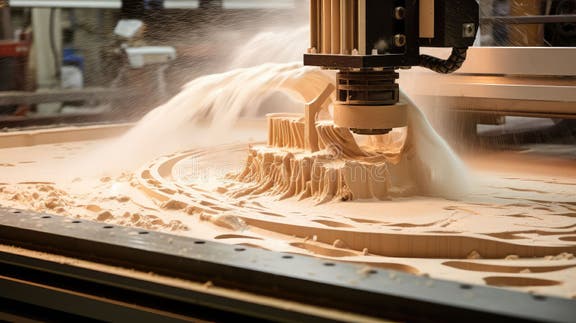 Precision water jet cnc stock illustration. Illustration of software ...