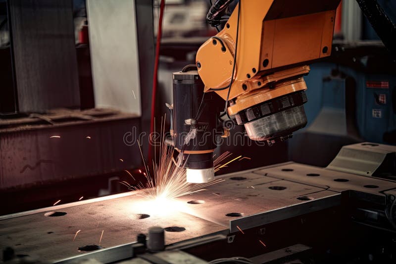 Precision Welding Robot Performing Delicate Weld on Aircraft Turbine ... Precision Welding Robot Performing Delicate Weld on Aircraft Turbine ...