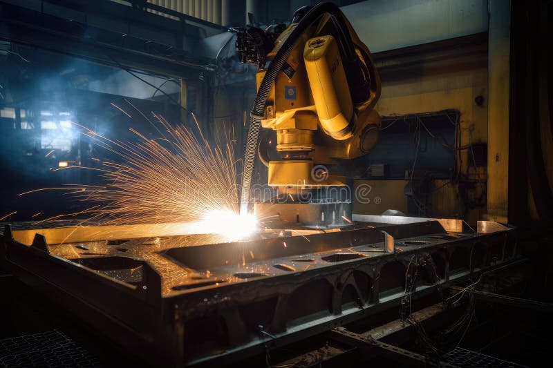 Precision Welding Robot Performing Intricate and Delicate Weld on ... Precision Welding Robot Performing Intricate and Delicate Weld on ...