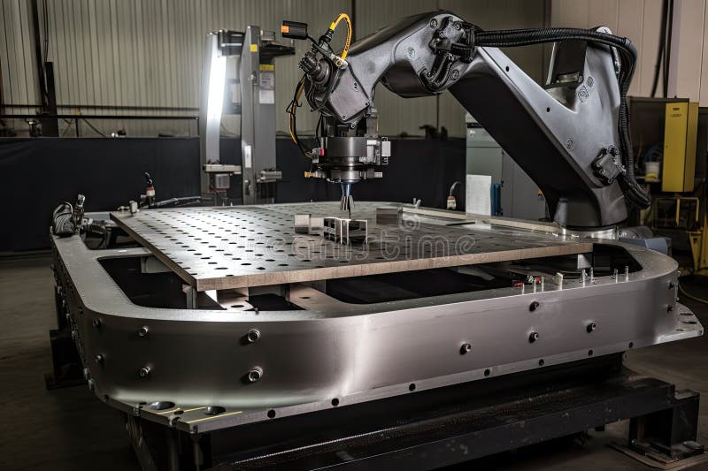 Precision Welding Robot Positioning Part for Next Weld Stock ...