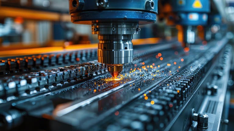 Precision at Work: Metal Machine Tools in the CNC Industry Showcasing ...