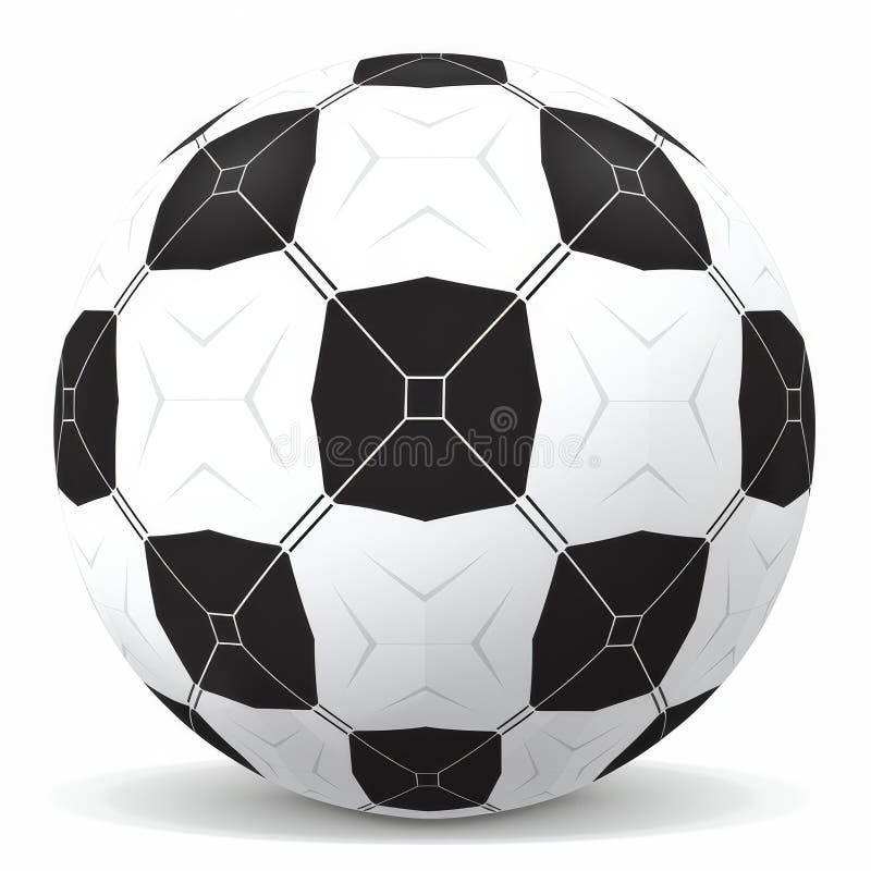 Precisioncrafted Soccer Ball in a Sleek Grid Design, Ai Generated Stock ...