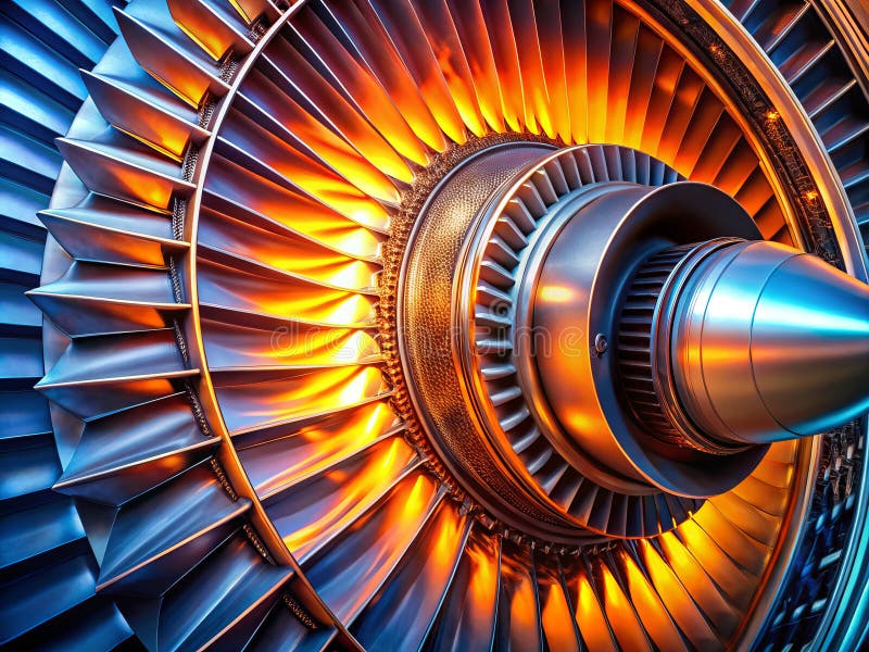 PrecisionEngineered Gas Turbine Engines a Stunning Visual of Advanced ...
