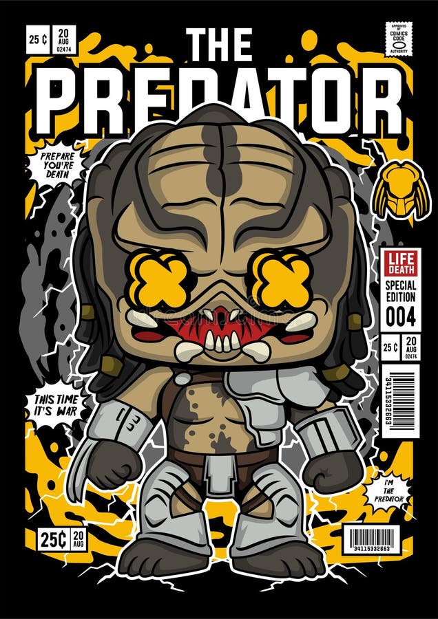 The predator stock illustration. Illustration of games - 324265501