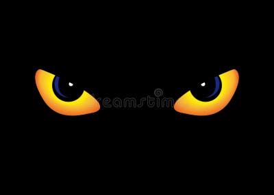 Predator eyes stock vector. Illustration of predator, wildlife - 5226179