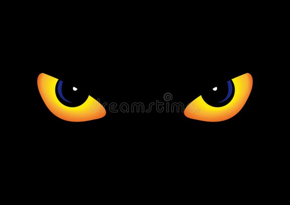Predator eyes stock vector. Illustration of predator, wildlife - 5226179