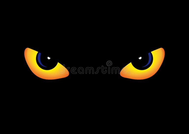 Predator eyes stock vector. Illustration of predator, wildlife - 5226179